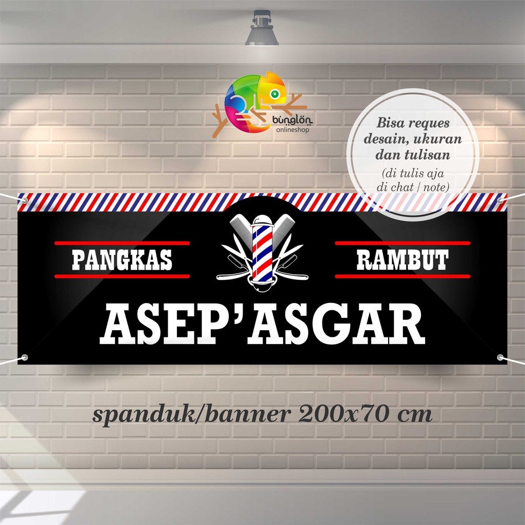 Jual Spanduk, Banner Pangkas Rambut Modern | Shopee Indonesia