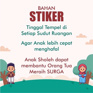Jual Stiker Sticker Doa Sehari hari cocok untuk anak-anak Edukasi ...