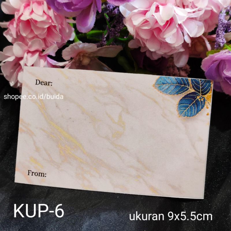 Jual Kartu Ucapan Polos Kosong Blank Motif Shabby Natural label stiker ...