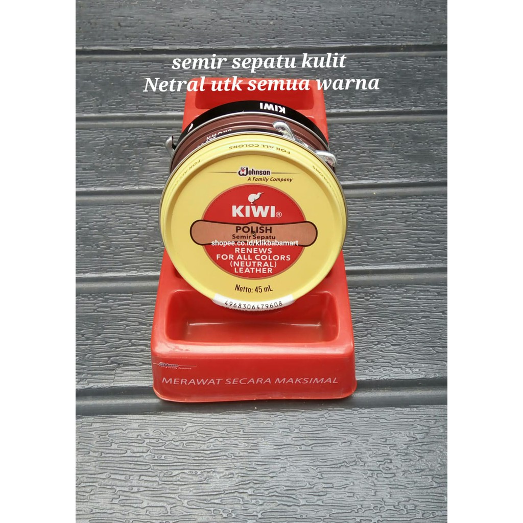 Jual SEMIR SEPATU KIWI ORIGINAL 45ML - NETRAL UNTUK SEMUA WARNA ...