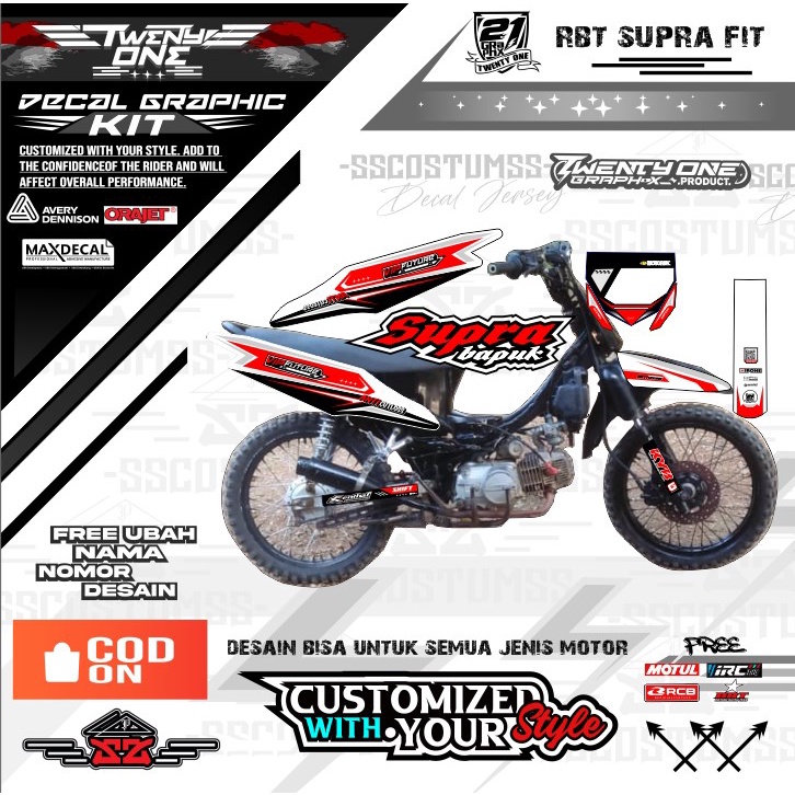 Jual rbt supra fit bapuk 0722⭐JUPITER VEGA NEW motor trail REVO full ...