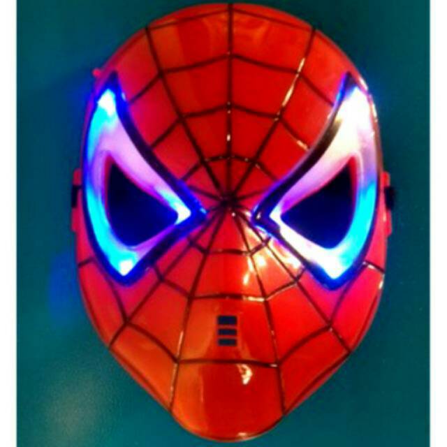 Jual Topeng Spider Man / Super hero(Lampu) | Shopee Indonesia