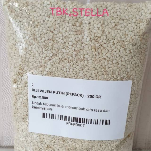 Jual BIJI WIJEN PUTIH 100 GR & 250 GR | Shopee Indonesia