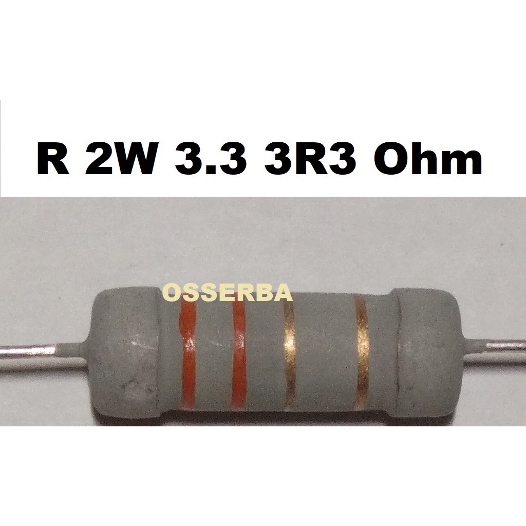 Jual R 2W Resistor 2 Watt 1 1,2 1,5 1,8 2,2 2,7 3,3 3,9 4,7 5,6 6,8 8,2 ...