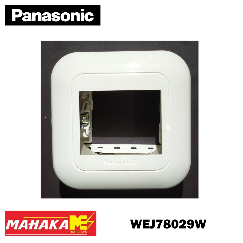 Jual Plat 1 Gang 2 Device Panasonic WEJ78029W | Shopee Indonesia