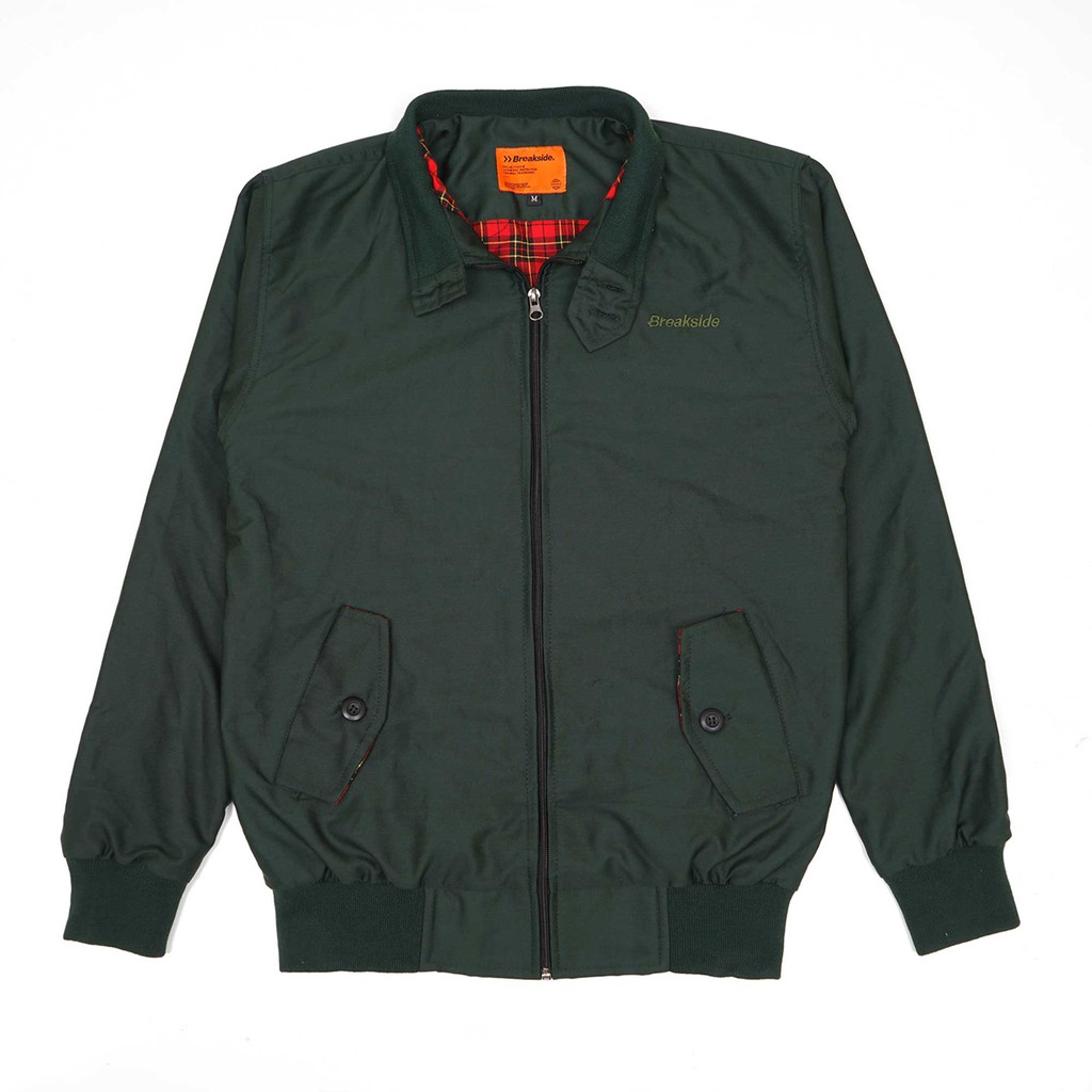 Jual Breakside Jacket Harrington Epic - Green Jaket Pria | Shopee Indonesia