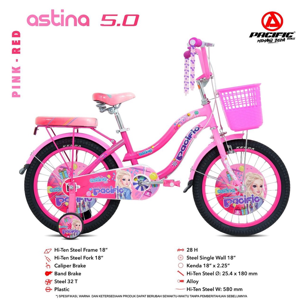 Jual Sepeda Mini Anak Pacific Astina 5.0 CTB 7-12 Tahun 20Inci Steel ...