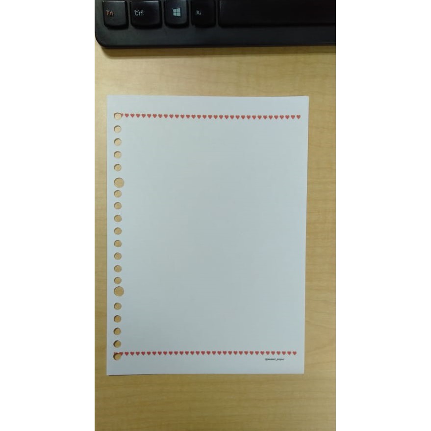 Jual Isi Binder Custom A5 & B5 Grid, bingkai | Shopee Indonesia