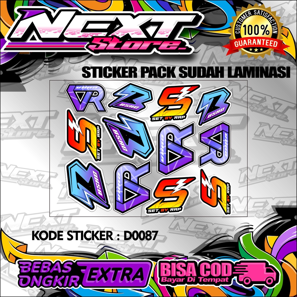 Jual STICKERPACK SET BY RAP,PASUKAN GHOIB,SPECIAL SEAT | Shopee Indonesia
