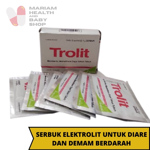 Jual Trolit Box Isi 6 Sachet - Membantu Mengembalikan Cairan Tubuh ...