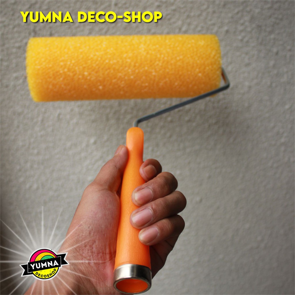 Jual Roll Cat Tekstur untuk Pengecatan Tekstur Tembok/Dinding | Shopee ...