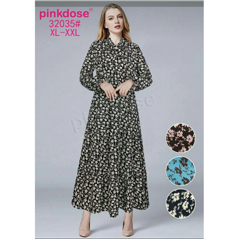 Jual Gamis bunga pinkdose | Shopee Indonesia