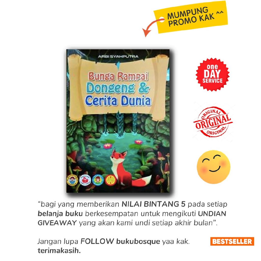 Jual BUKU CERITA - BUNGA RAMPAI DONGENG & CERITA DUNIA - GENIUS ...