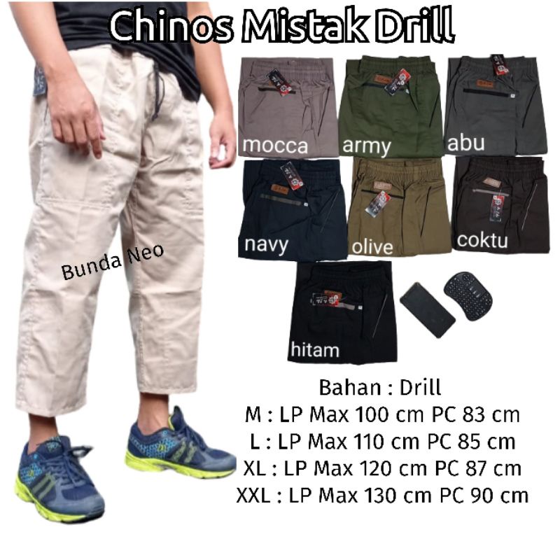 Jual Celana Sirwal Chino Mistak Drill Pria Dewasa Az Zuhri/ Sirwal ...
