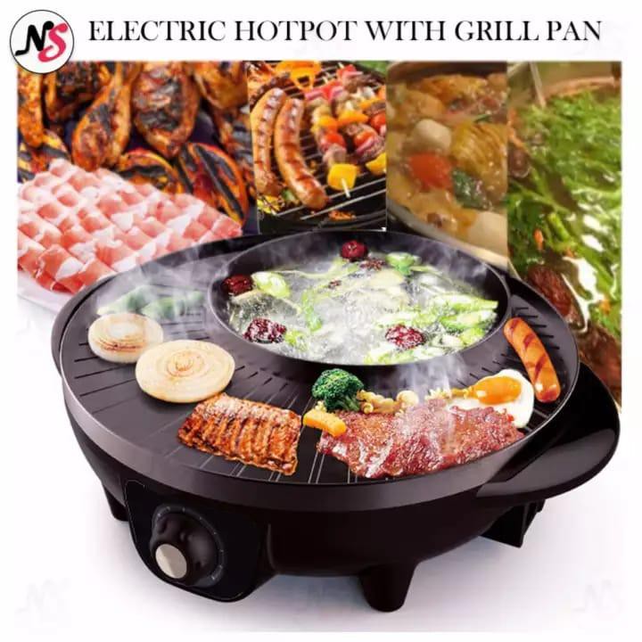Jual Electric Grill Shabu multi pan / MULTI GRILL PAN LISTRIK | Shopee ...