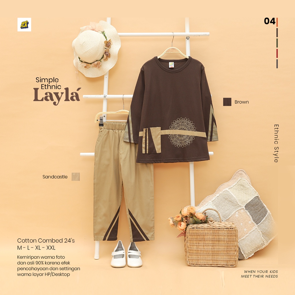 Jual Hooflakids Baju Setelan Anak Perempuan Tanggung Atasan dan Bawahan ...