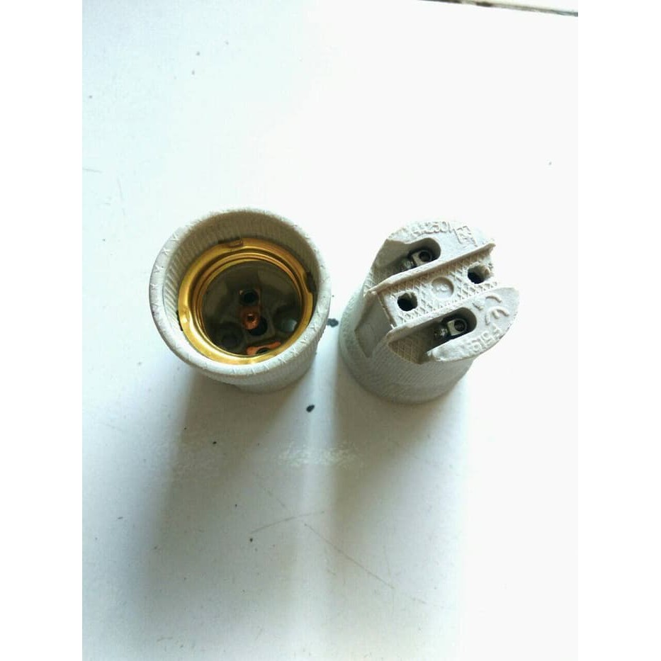 Jual Fitting Porselen E27 / Fitting Keramik E27 / Fitting Downlight E27 ...