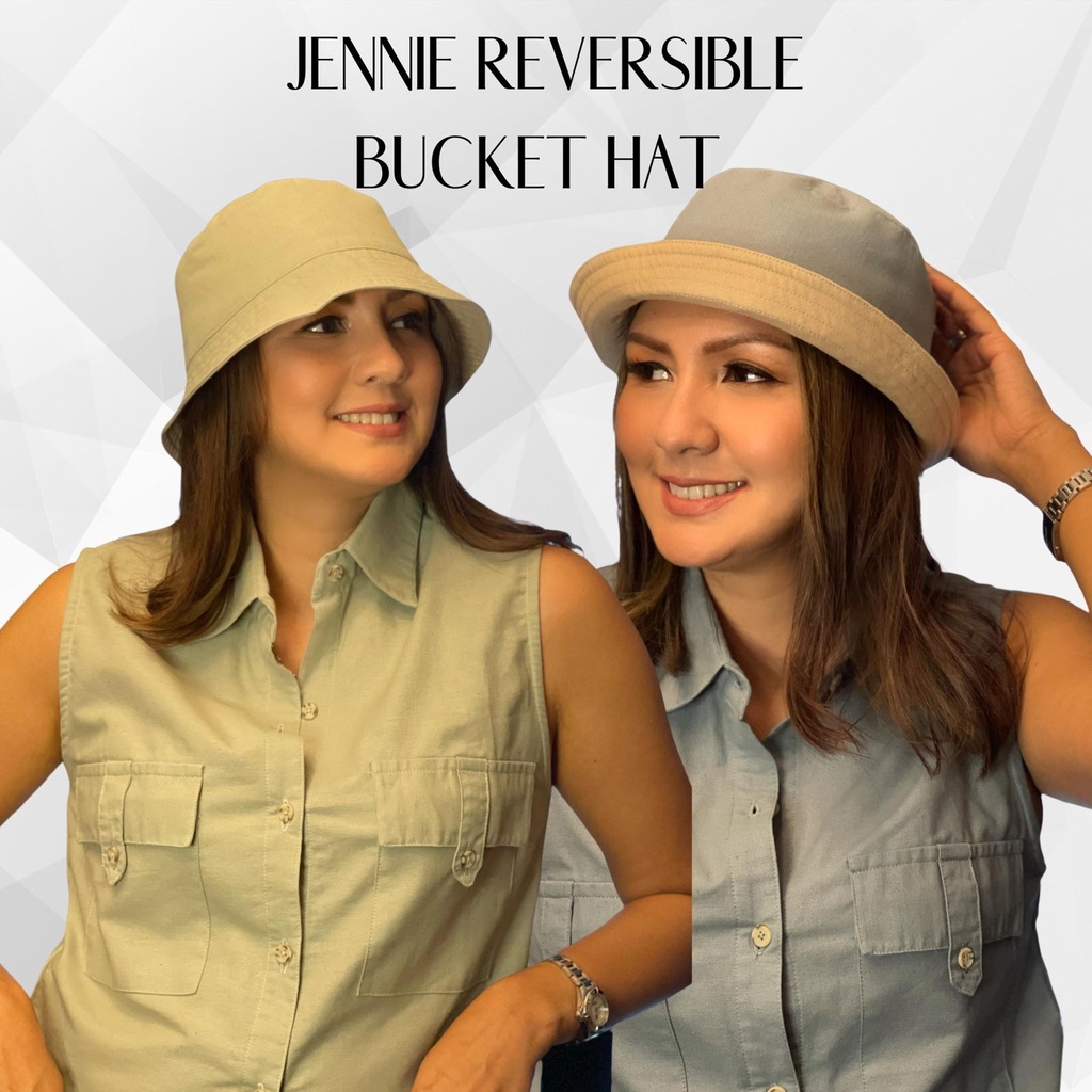 Jual JENNIE REVERSIBLE BUCKET HAT | Shopee Indonesia