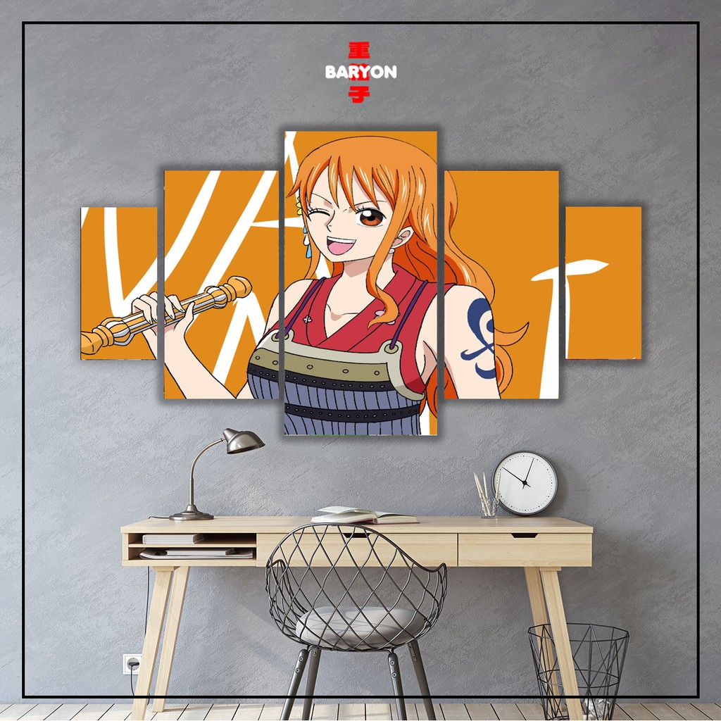 Jual BARYON Wall Decor ONE PIECE NAMI 1 Set Hiasan Dinding Poster Kayu ...