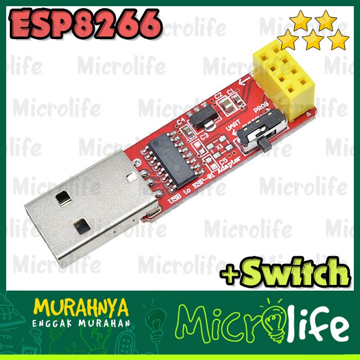 Jual CH340G USB to ESP8266 Adapter with Switch Module | Shopee Indonesia