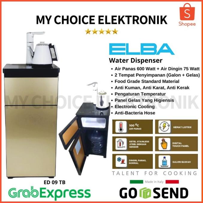 Jual Pr Elba Dispenser Galon Bawah Freddo - Ed 09 Tb - Garansi Resmi ...