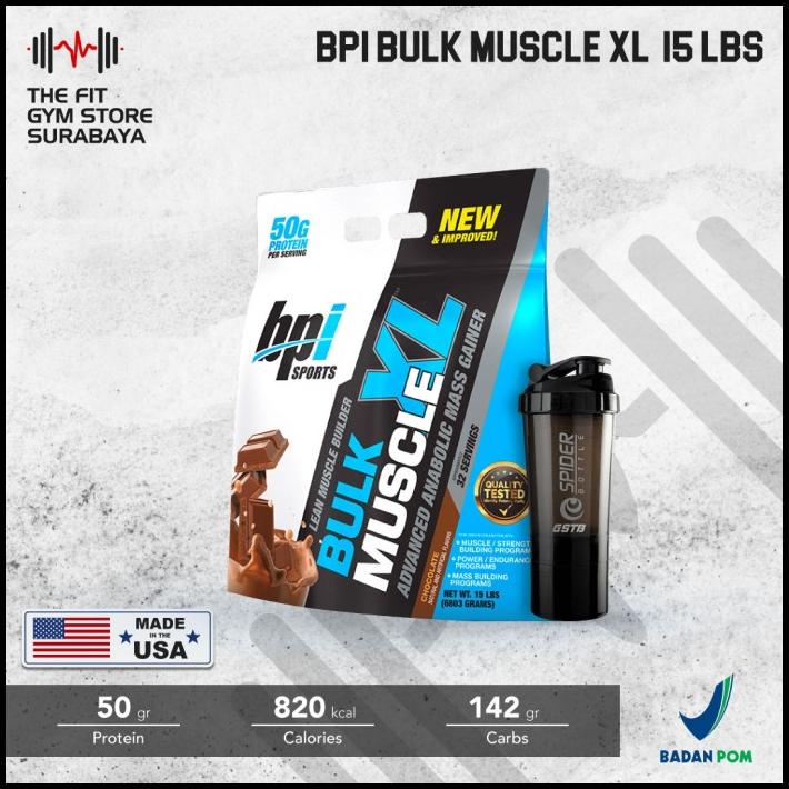 Jual Bpi Sports Bulk Muscle Xl Gainer Weight Gainer Bpi | Shopee Indonesia