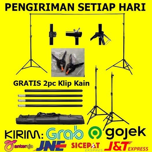 Jual Tiang Background backdrop stand Green Screen | Shopee Indonesia