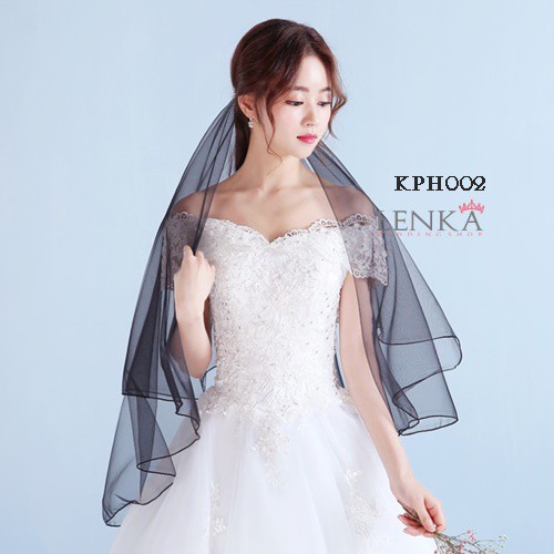 Jual Kerudung Pengantin Aksesoris Wedding Veil Wanita Hitam Kph002 ...
