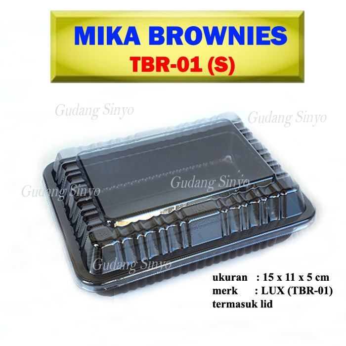 Jual Mika Kotak Brownies Merk Lux 1 pack isi 25 pcs | Shopee Indonesia