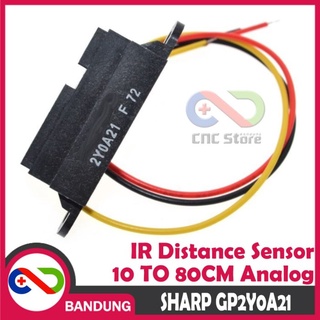 Jual SHARP IR GP2Y0A21YK0F GP2Y0A21 ANALOG SENSOR JARAK 10 TO 80CM ...