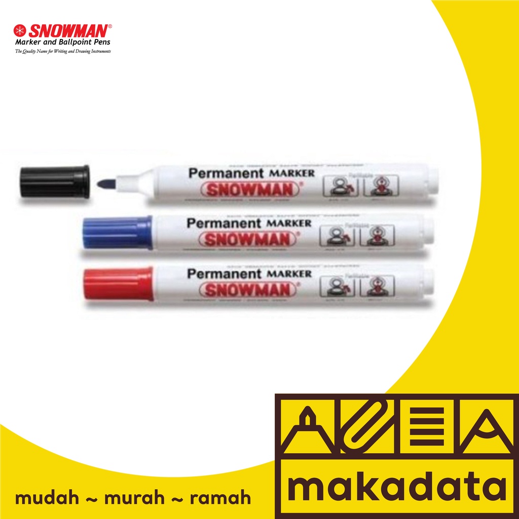 Jual SPIDOL SNOWMAN PERMANENT AG-12 | Shopee Indonesia