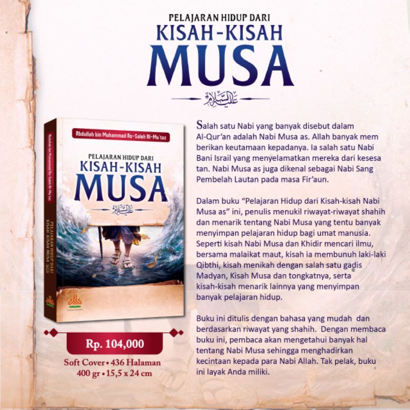 Jual Buku Agama islam Hidup dari Kisah-kisah Musa Alaihissalam | Shopee ...