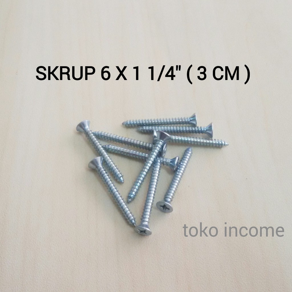 Jual Skrup 3 cm ( 10 pcs ) | Shopee Indonesia