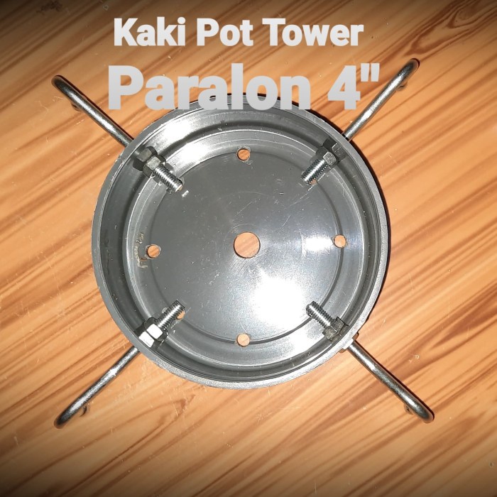 Jual Ki5K0I2Ki Kaki 4" | Tutup | Dop | Pot Tower Paralon Garden Tanam ...