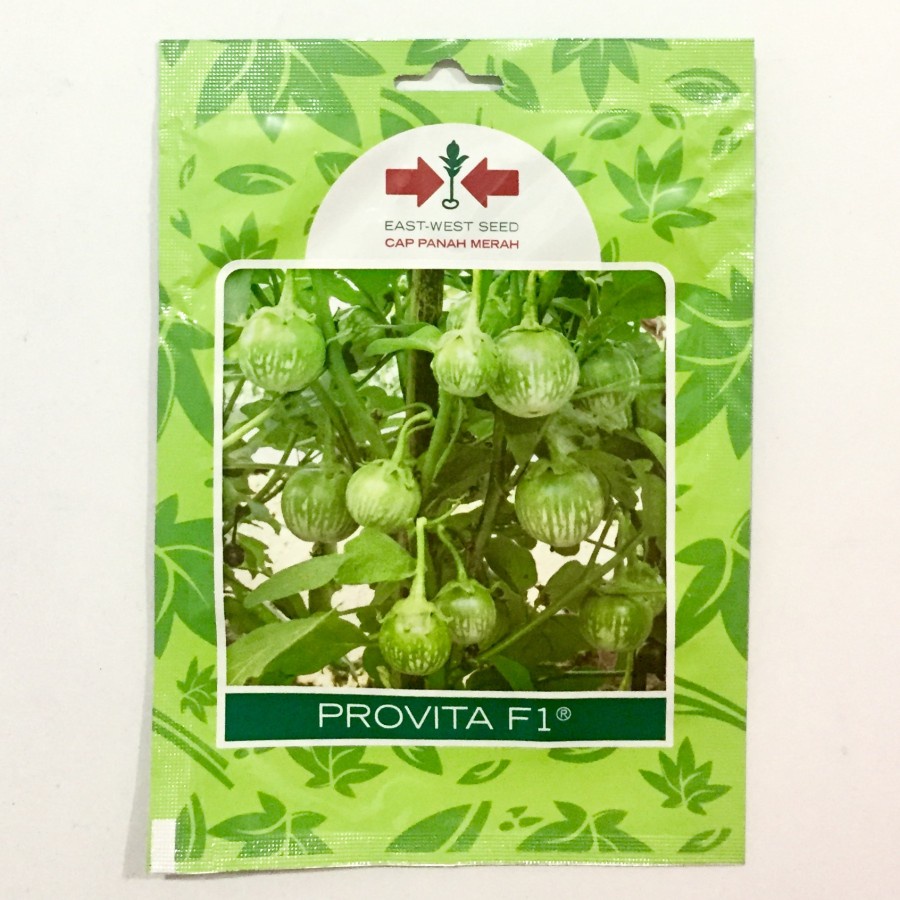 Jual Benih Bibit Terong Lalap Bulat Hijau PROVITA F1 Cap Panah Merah SP Kemasan Asli | Shopee ...
