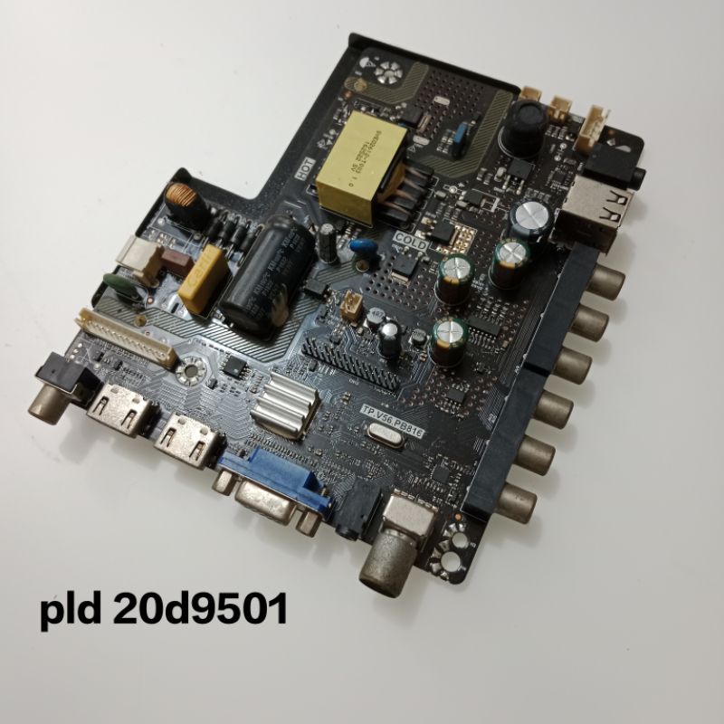 Jual MESIN TV- MOBO - MB - MAINBOARD TV LED POLYTRON PLD 20D9501 | Shopee Indonesia