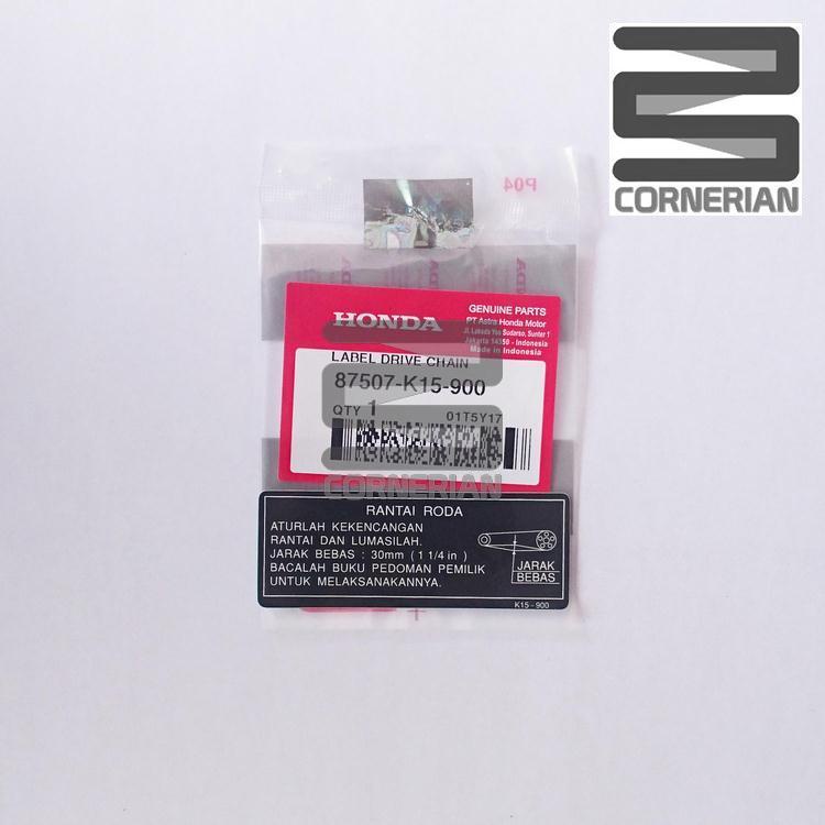 Jual [ CORNERIAN ] Honda CB150R Label Drive Chain 87507-K15-900 CB150 ...