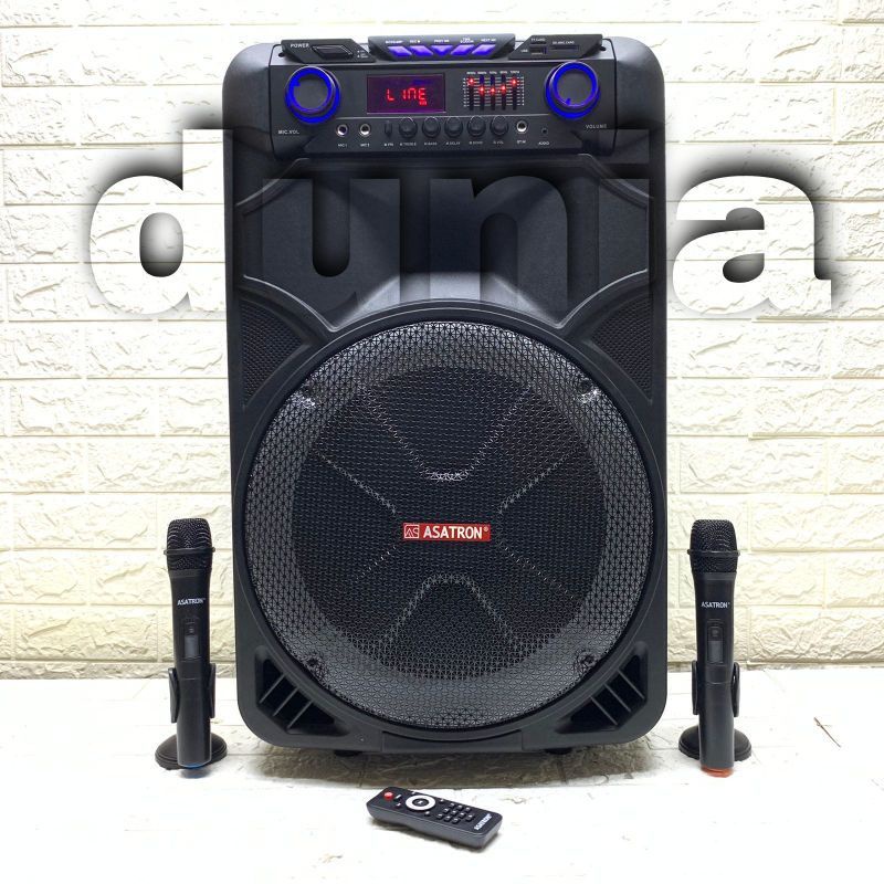 Jual Speaker Portable Wireless Asatron HT 8881 UKM Original 15 inch ...