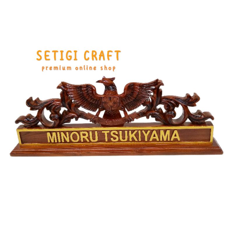 Jual Papan Nama Ukiran Garuda Kayu Jati | Shopee Indonesia