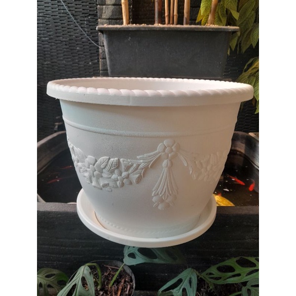 Jual POT BUNGA BESAR JUMBO UKURAN 45 CM KB SHALLOM | Shopee Indonesia