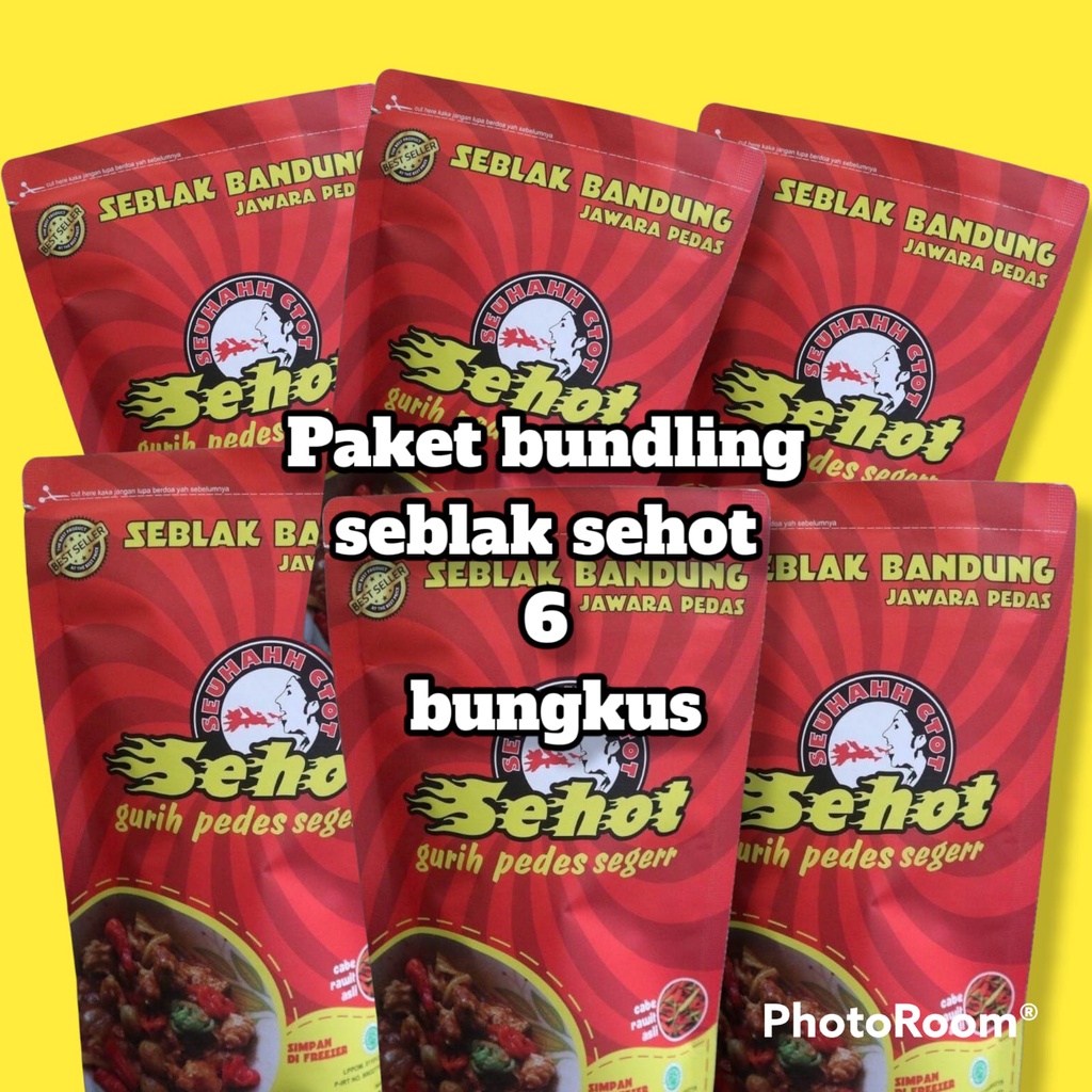 Jual SEHOT- PAKET SEBLAK 6 BKS | Shopee Indonesia