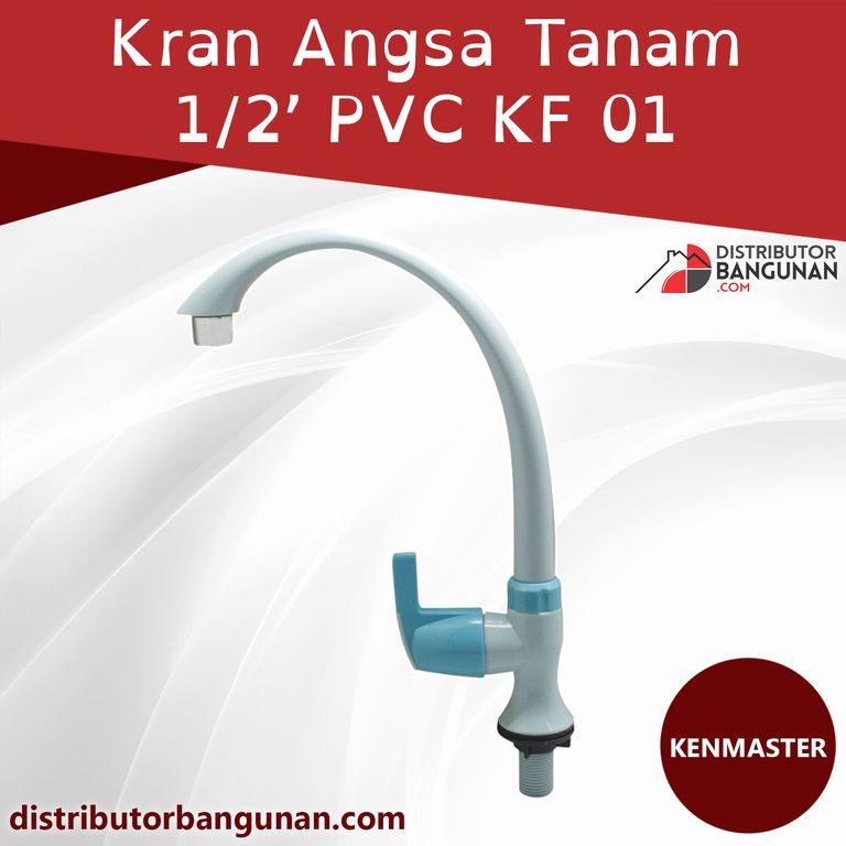 Jual Kran Angsa Tanam 1/2' Pvc KF 01 KENMASTER PROMO | Shopee Indonesia