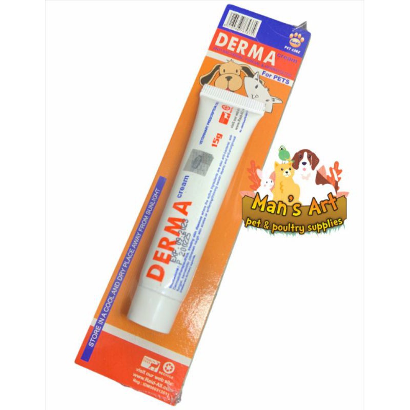 Jual Derma Cream 15gr / Salep Derma / Raid all - Salep Jamur Kucing ...