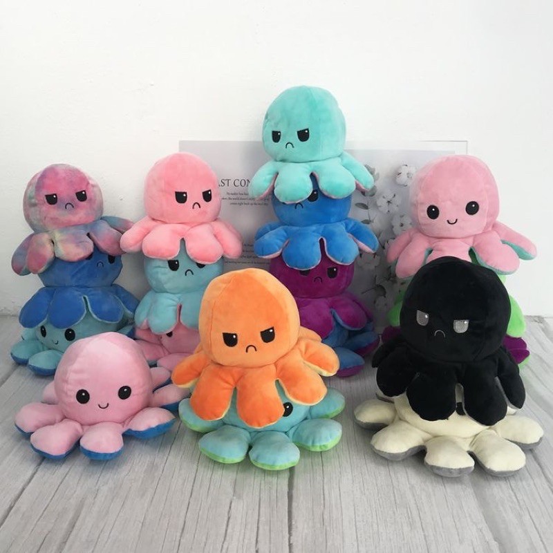 Jual Reversible Octopus Doll || Moody Octopus || Boneka Oktopus ...