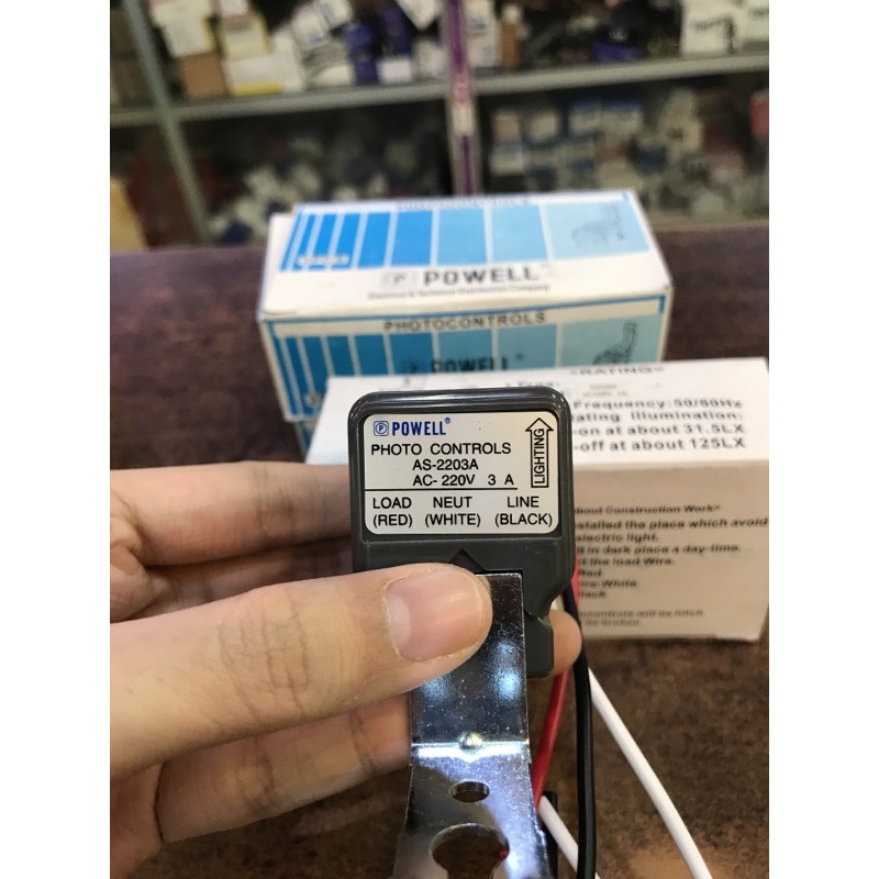 Jual PHOTOCONTROL 3A 6A POWELL PHOTOSEL FOTOSEL 6A 3A POWELL 6A 3A ...