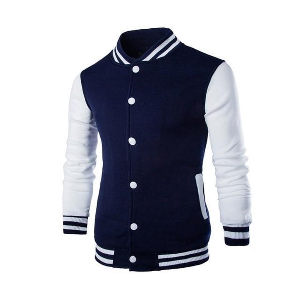 Jual Jaket Baseball Polos II Jaket Varsity Basic II College Jacket II ...