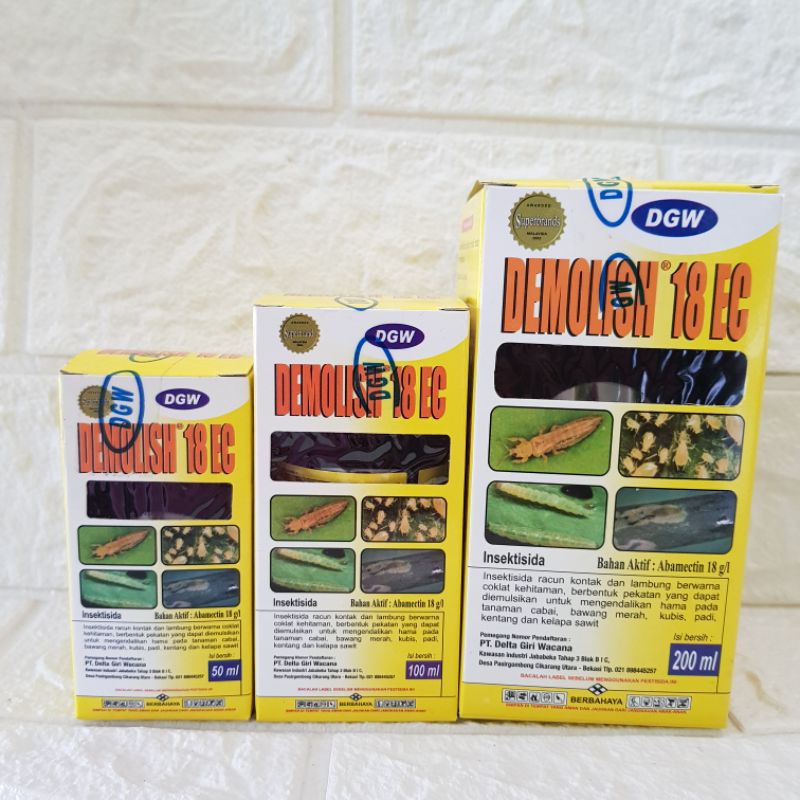 Jual Demolish 50ml insektisida pestisida Obat Pertanian obat sawah ...
