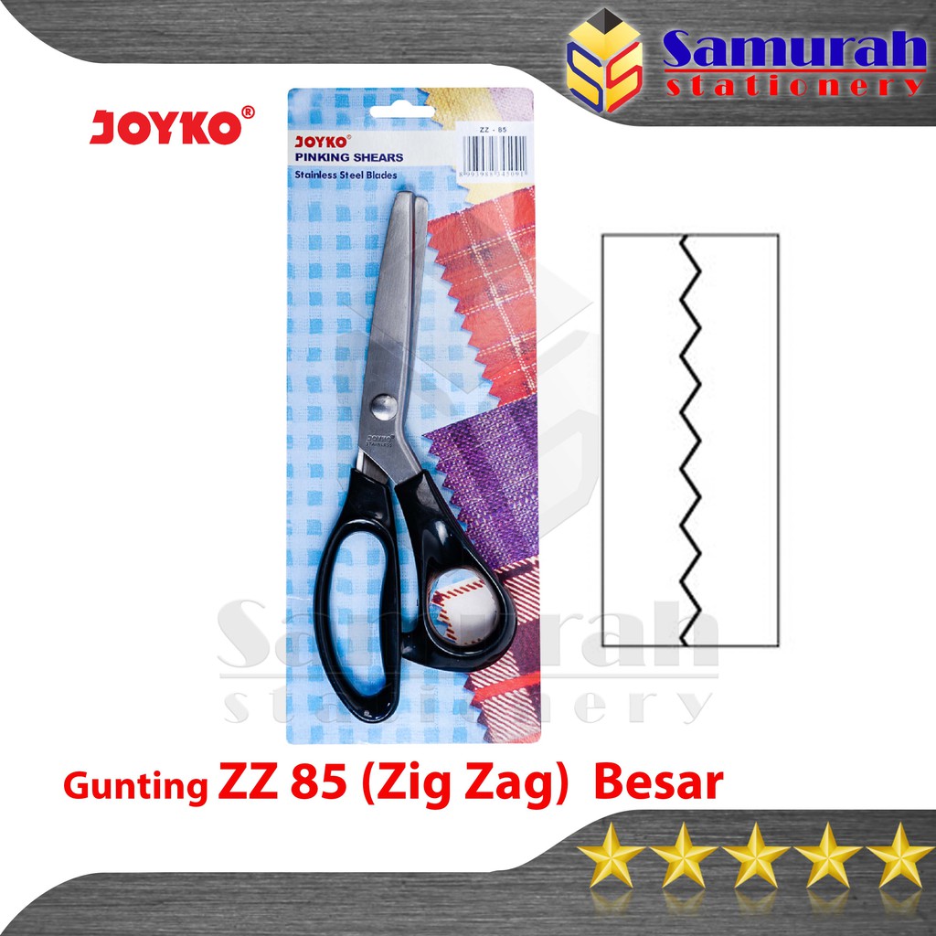 Jual Gunting Joyko ZZ 85 Dekorasi / Zig Zag Scissors ZZ85 / Gunting ...