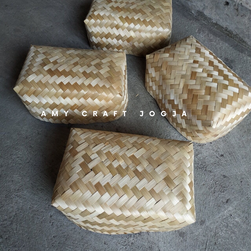 Jual besek warna Besek bijian anyaman bambu Persegi Panjang Sarang ...