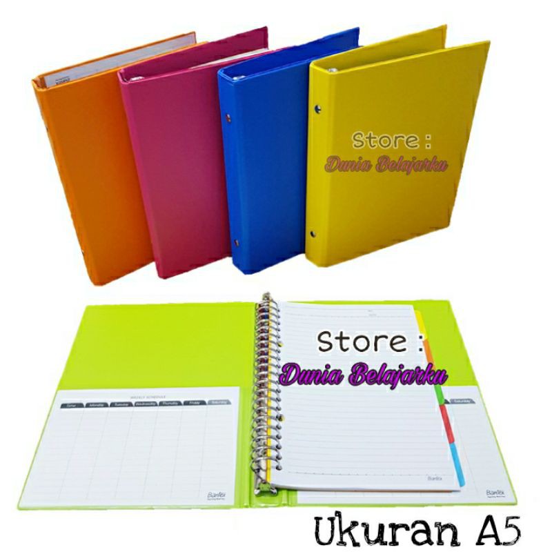 Jual Map Binder Bantex Multi-Ring Exclusive Loose Leaf File A5 dan B5 ...
